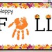 Fall Handprint Keepsake Art, Fall Greeting Card, Fall Craft Activities ...