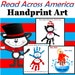 National Read Across America Day Handprint Art and Craft, Cat With a ...