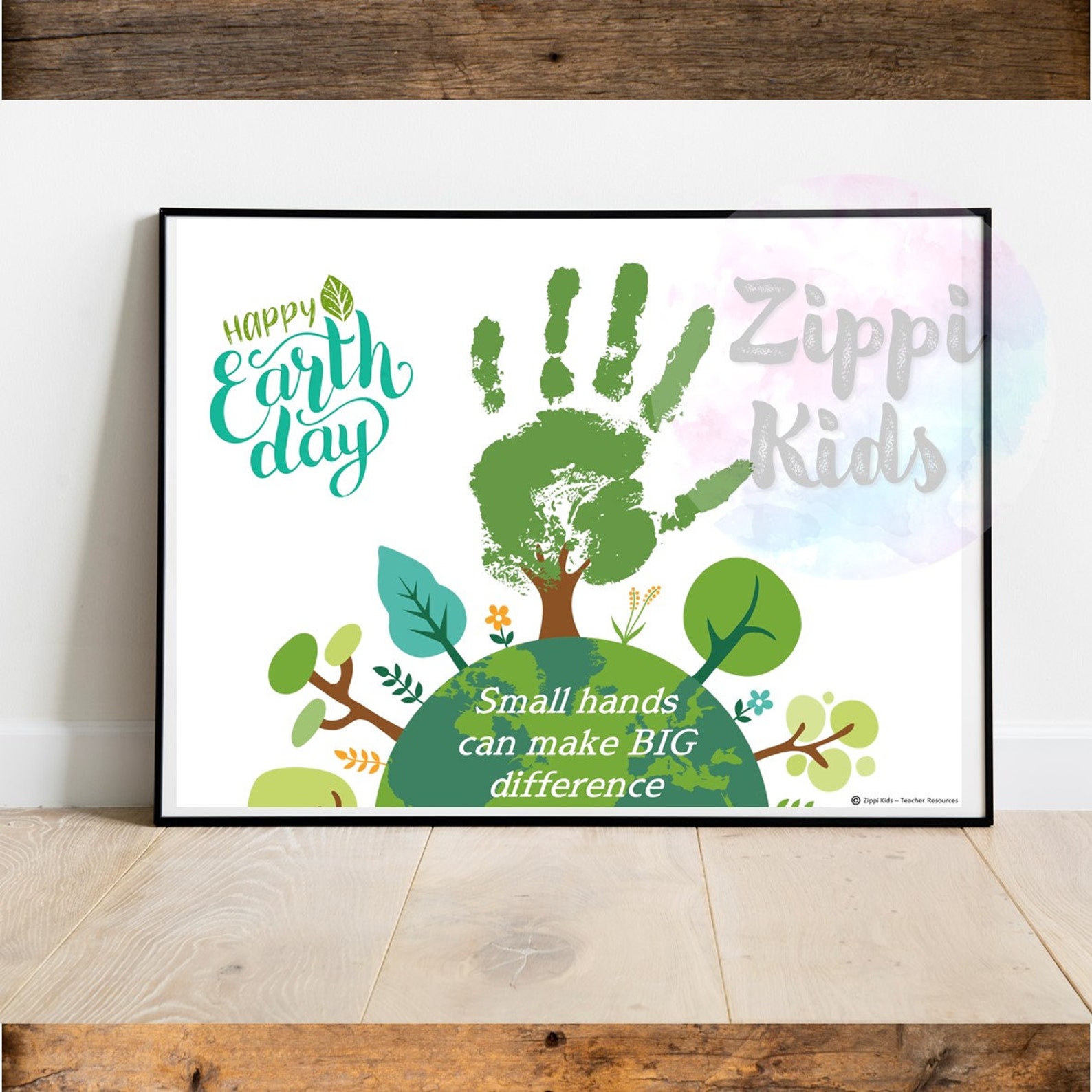 Earth Day Handprint Craft, Earth Day Keepsake, Earth Day Activities ...