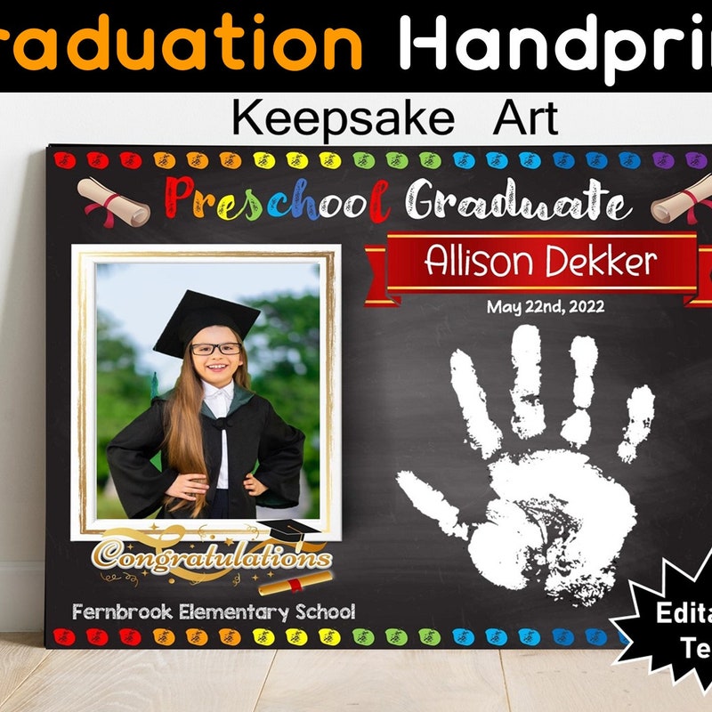 Preschool Handprint Frame - Etsy