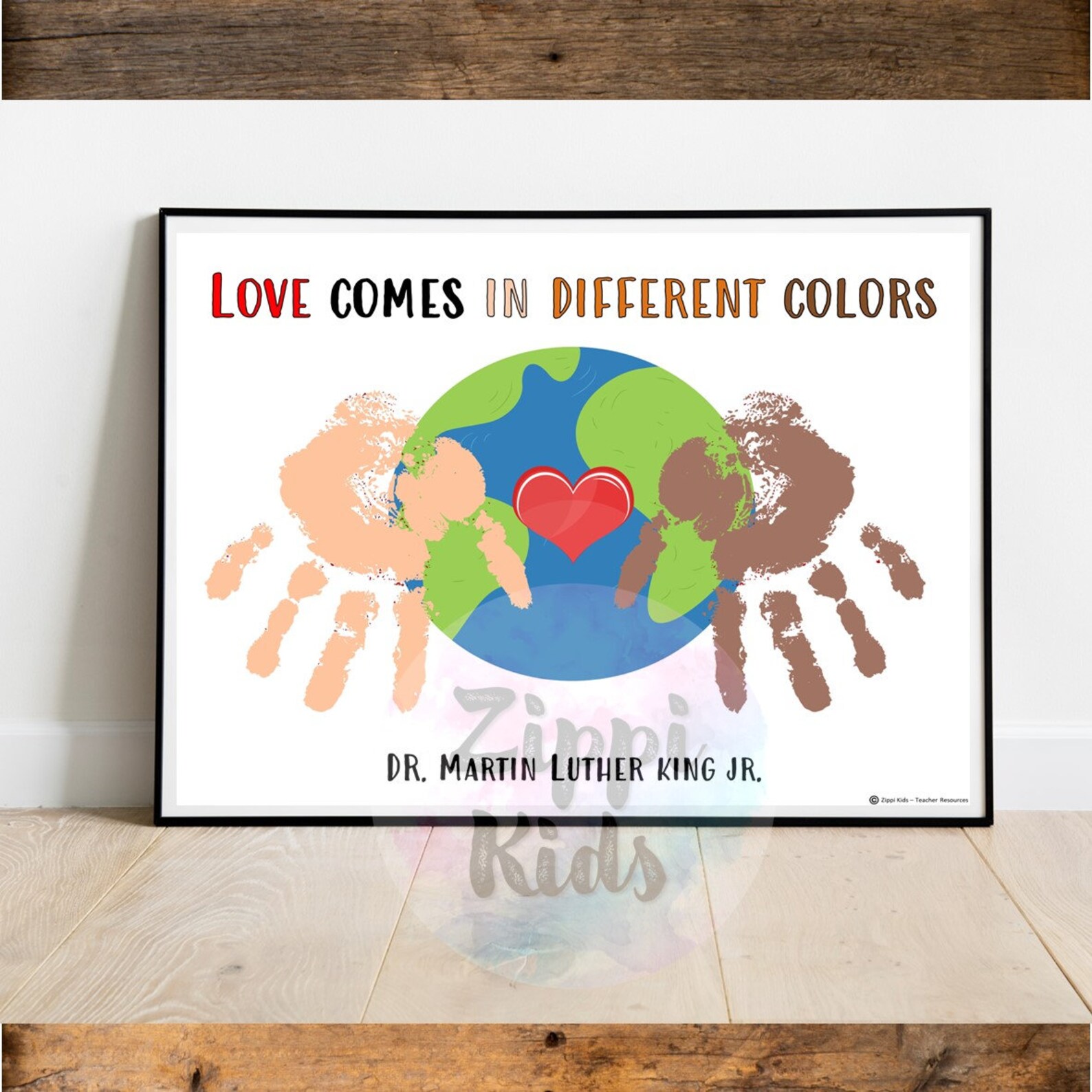 Martin Luther King Jr. Handprint Craft Activities, Keepsake, Gift, MLK ...