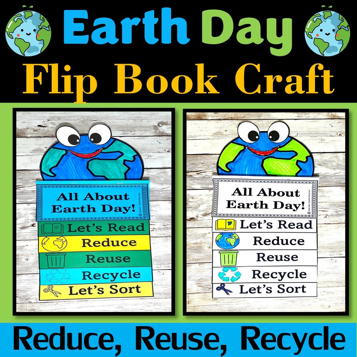 Earth Day Craft Activities Printable Bundle Earth Day - Etsy