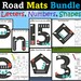 Road Letters, Numbers, Shapes Tracing Mats, Trace, Find, Color ...