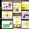 100 Days of School Handprint Art Craft, 100th Day of School Activities ...