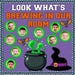 Halloween Bulletin Board Kit, Witch Cauldron Classroom Decor (printable ...