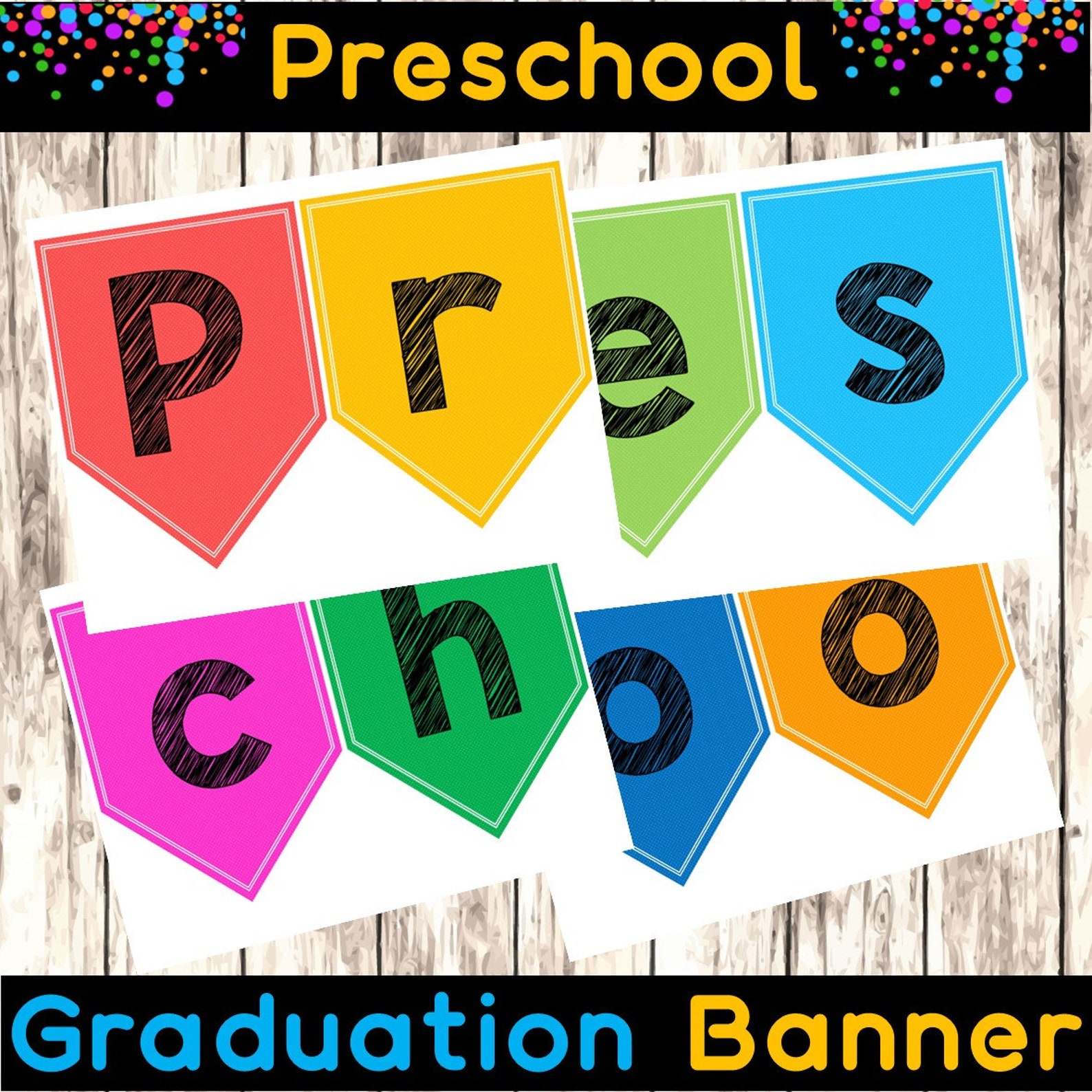 Preschool Graduation Ceremony Set Editable Diploma Ceremony - Etsy