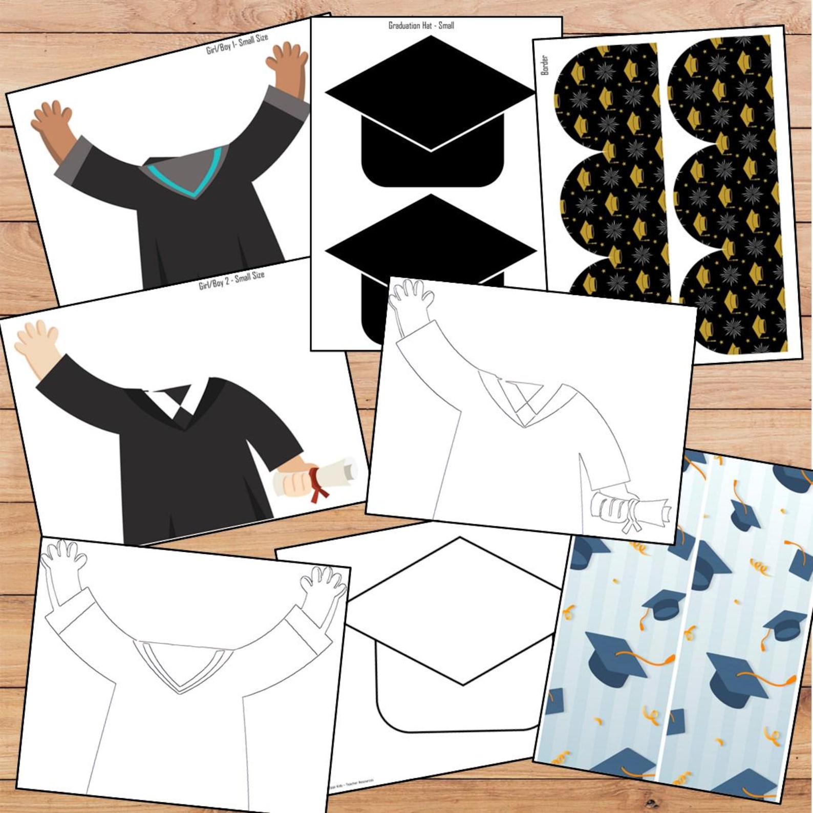 DIY Graduation Bulletin Board Kit, Photo Craft (digital Download) - Etsy
