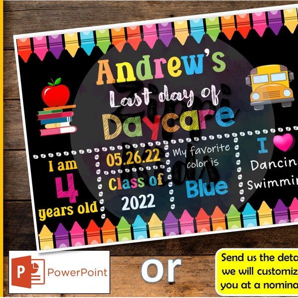 Last Day of School - Etsy