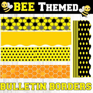 Bee Themed Classroom Decor, Bee Bulletin Board Kit , BEE Back to School ...