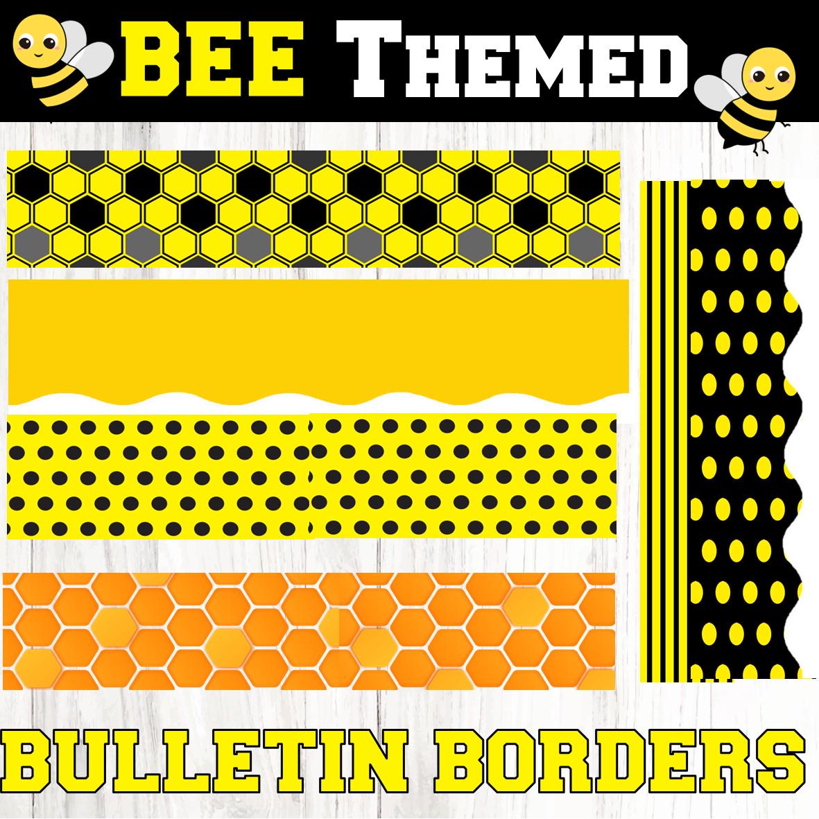 Bee Themed Classroom Decor, Bee Bulletin Board Kit , BEE Back to School ...