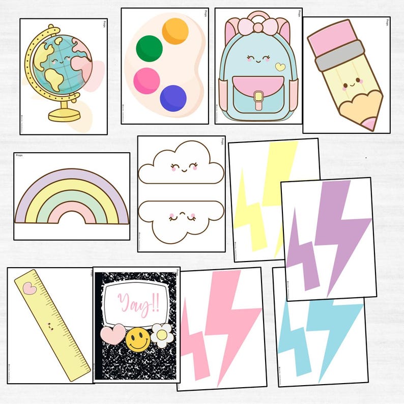 Pastel Varsity Welcome Back to School Bulletin Board Kit, Door Decor ...