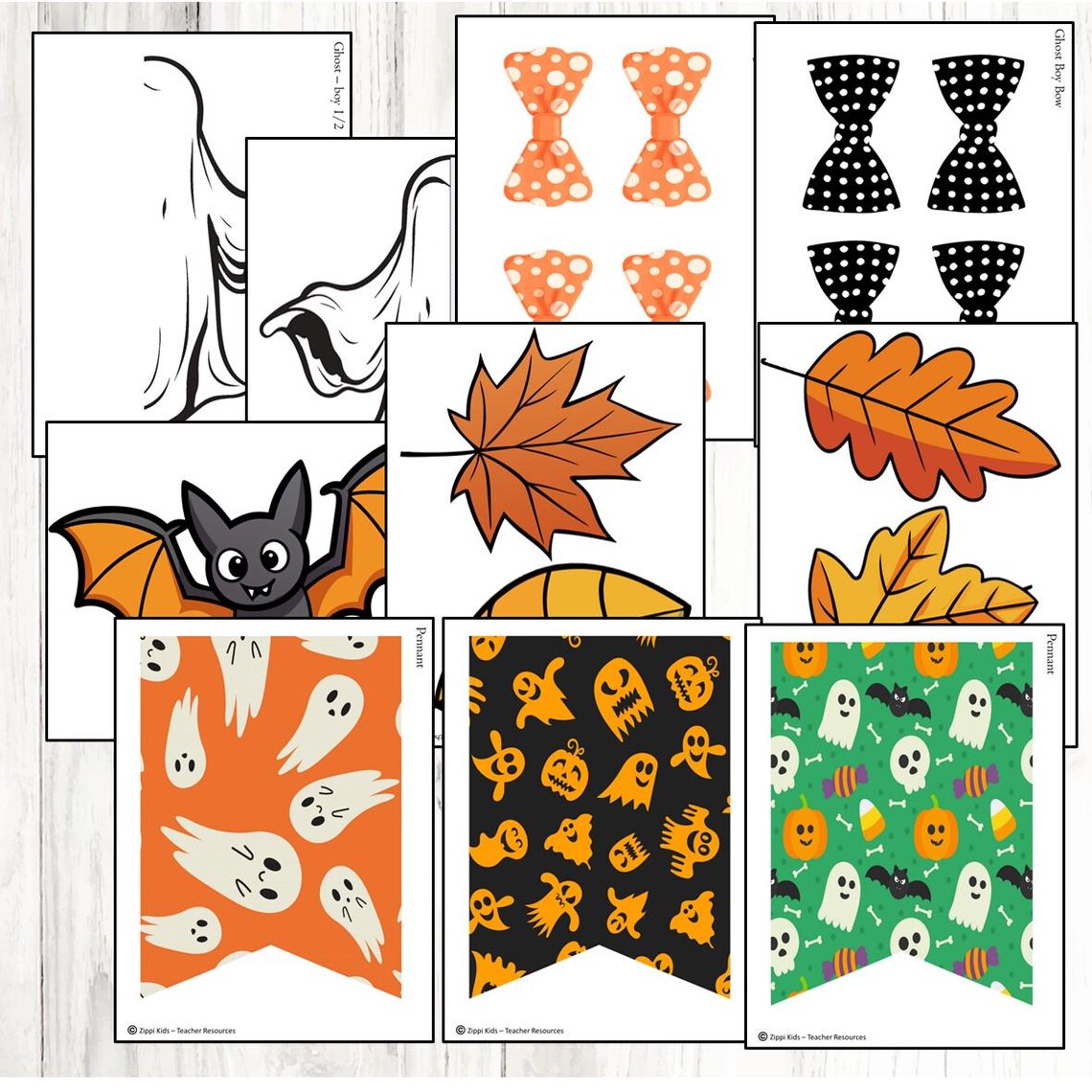 Halloween Ghost Bulletin Board Kit, Classroom Decor (printable) - Etsy ...