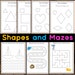 Prewriting Tracing Lines Letters & Numbers Activity Printable - Etsy