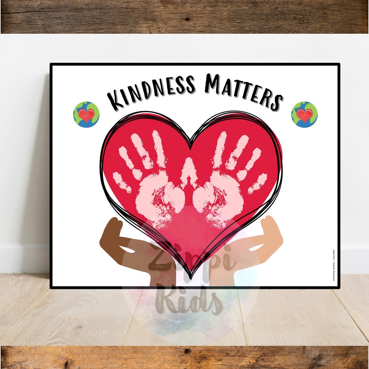 Kindness Handprint Art Craft Activities, Kindness Week Art Project ...