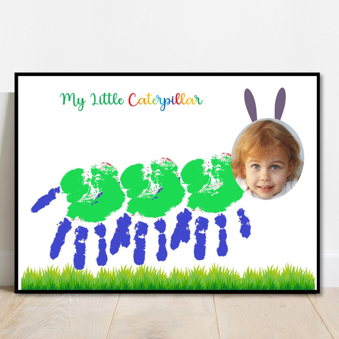 Hungry Caterpillar Handprint Keepsake Art Craft, Hungry Caterpillar ...