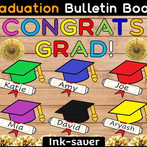 End of the Year Bulletin Board, Graduation Bulletin Board Ideas ...