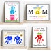 Mothers Day Handprint Keepsake Art, Mother's Day Gift for Mom, Mother's ...
