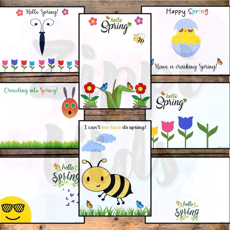 Spring Handprint Art Craft Activities Keepsake Art Printable - Etsy