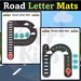 Alphabet Road Letter Tracing Mats, Trace, Find, Color, Alphabet ...