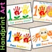 100 Days of School Handprint Art Craft, 100th Day of School Activities ...
