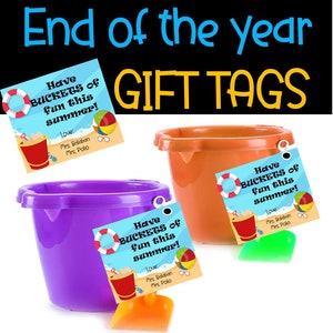 End of the Year Gift Tags & Gift Ideas, Summer Gift Tags #1, Sunglasses ...