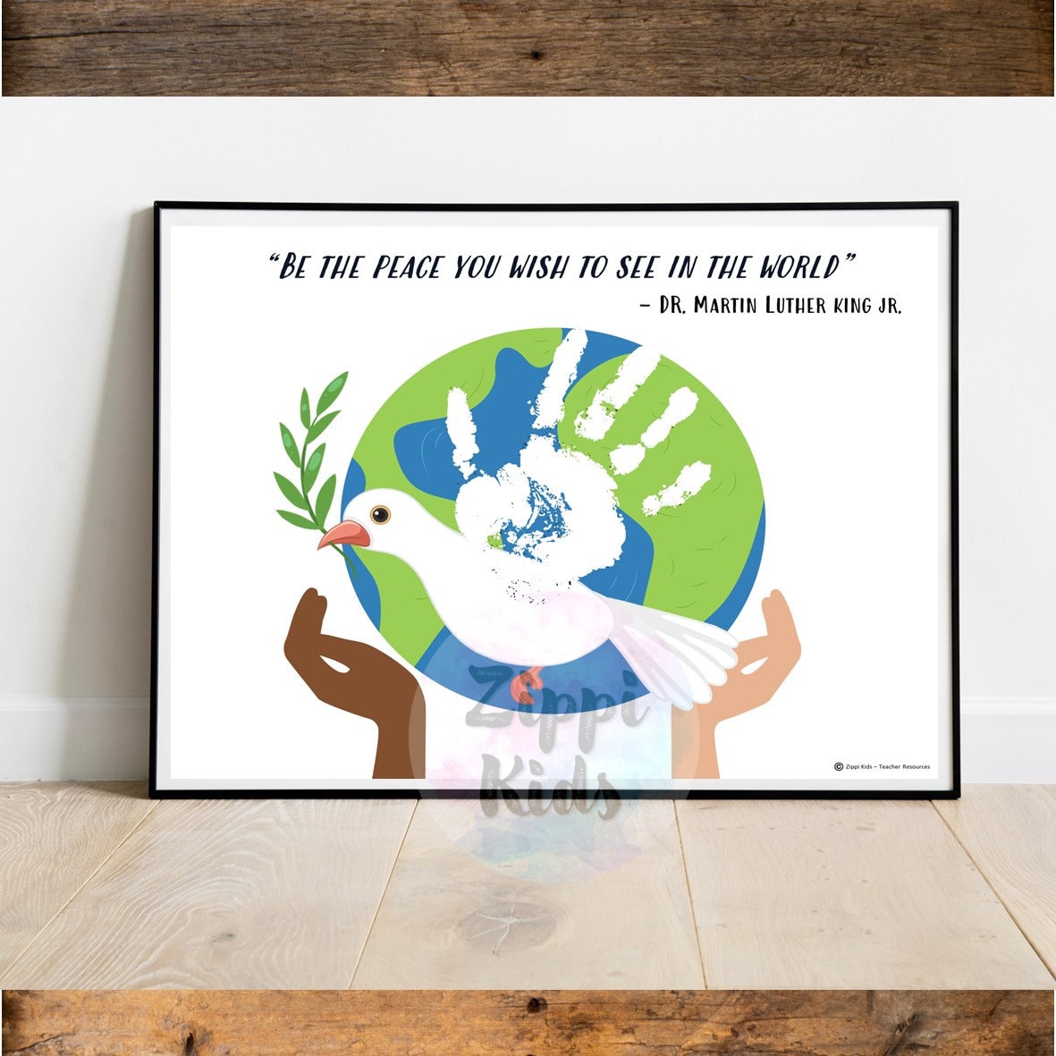 Martin Luther King Jr. Handprint Craft Activities, Keepsake, Gift, MLK ...