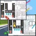 Road Letters, Numbers, Shapes Tracing Mats, Trace, Find, Color ...