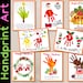 First Day of Preschool Pre-k Handprint Keepsake Art Back to - Etsy