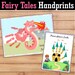 Fairy Tale Handprint Keepsake Crafts, Magical, Unicorn, Castle, Dragon ...