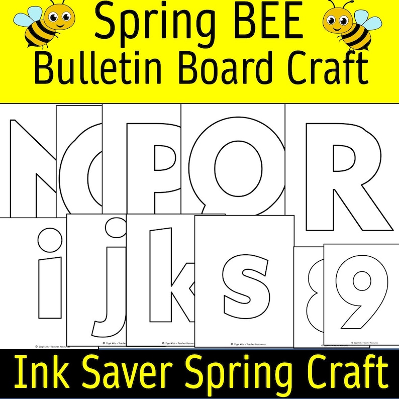 Spring Bulletin Board Ideas Kit Craft Activities, Bee Themed, Spring ...
