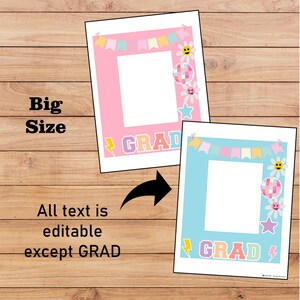 Graduation Fan Craft - Photo Frame, Fridge Magnet ,pastel Retro ...
