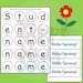 Sprint Craft, Printable Spring Flower Name Craft Activities, Bulletin ...
