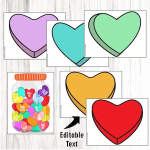 Sweet Heart Candy Valentines Day Bulletin Board/door Decoration ...