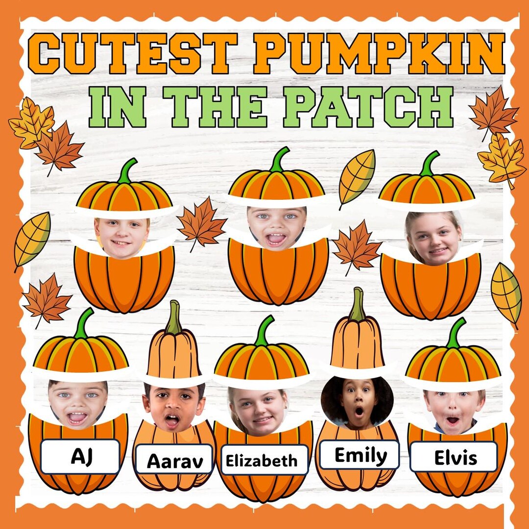 Autumn, Pumpkin Patch Bulletin Board | Thanksgiving Pumpkin Classroom ...
