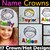 Personalized Name Crowns Hats Printable, Coloring Crown, Editable Name ...