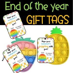 End of the Year Gift Tags & Gift Ideas, Summer Gift Tags #1, Sunglasses ...