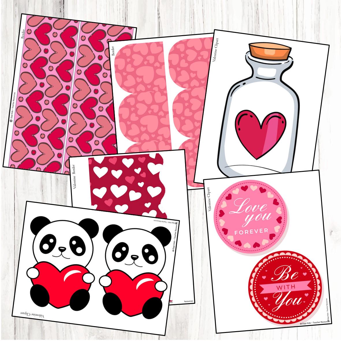 Sweet Heart Candy Valentines Day Bulletin Board/door Decoration ...