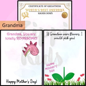 Mothers Day Handprint Keepsake Art, Mother's Day Gift for Mom, Mother's ...