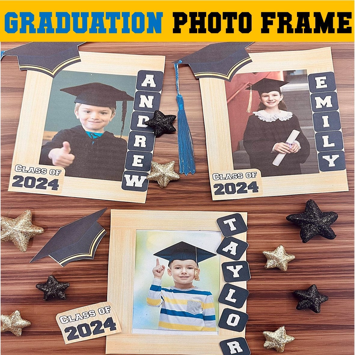 Graduation Craft Picture Frame,class of 2024 ,graduation Bulletin Board ...