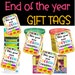 End of the Year Gift Tags & Gift Ideas, Summer Gift Tags 1, Chalk Gift ...