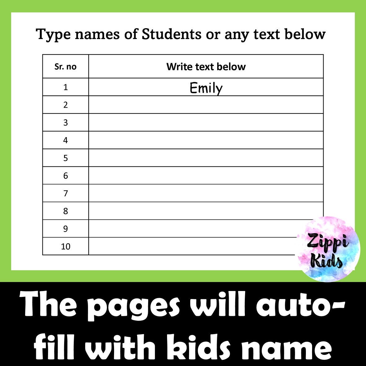 Name Practice Book Editable Printable, Name Activities, Name Tracing ...
