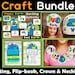 Earth Day Craft Activities Printable Bundle, Earth Day Flip-book, Earth ...
