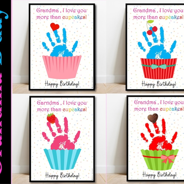 Happy Birthday Grandma Craft - Etsy