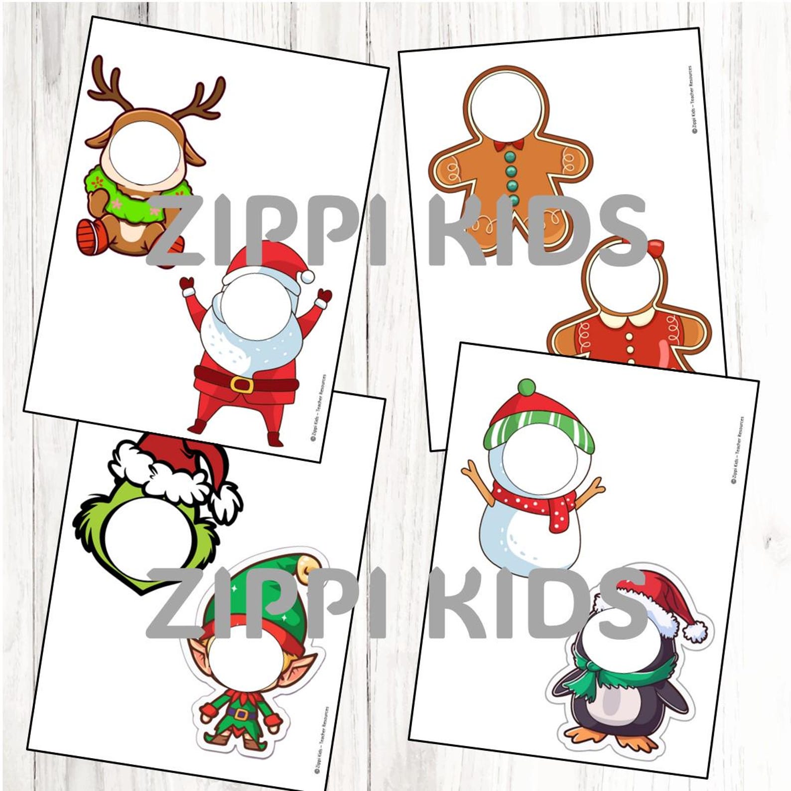 Printable Christmas Photo Ornament Craft, DIY Keepsake (digital ...