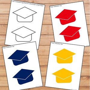 Graduation Craft 3D Letter Cutout Printable, Graduation Bulletin Board ...