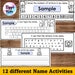 Name Practice Book Editable Printable, Name Activities, Name Tracing ...