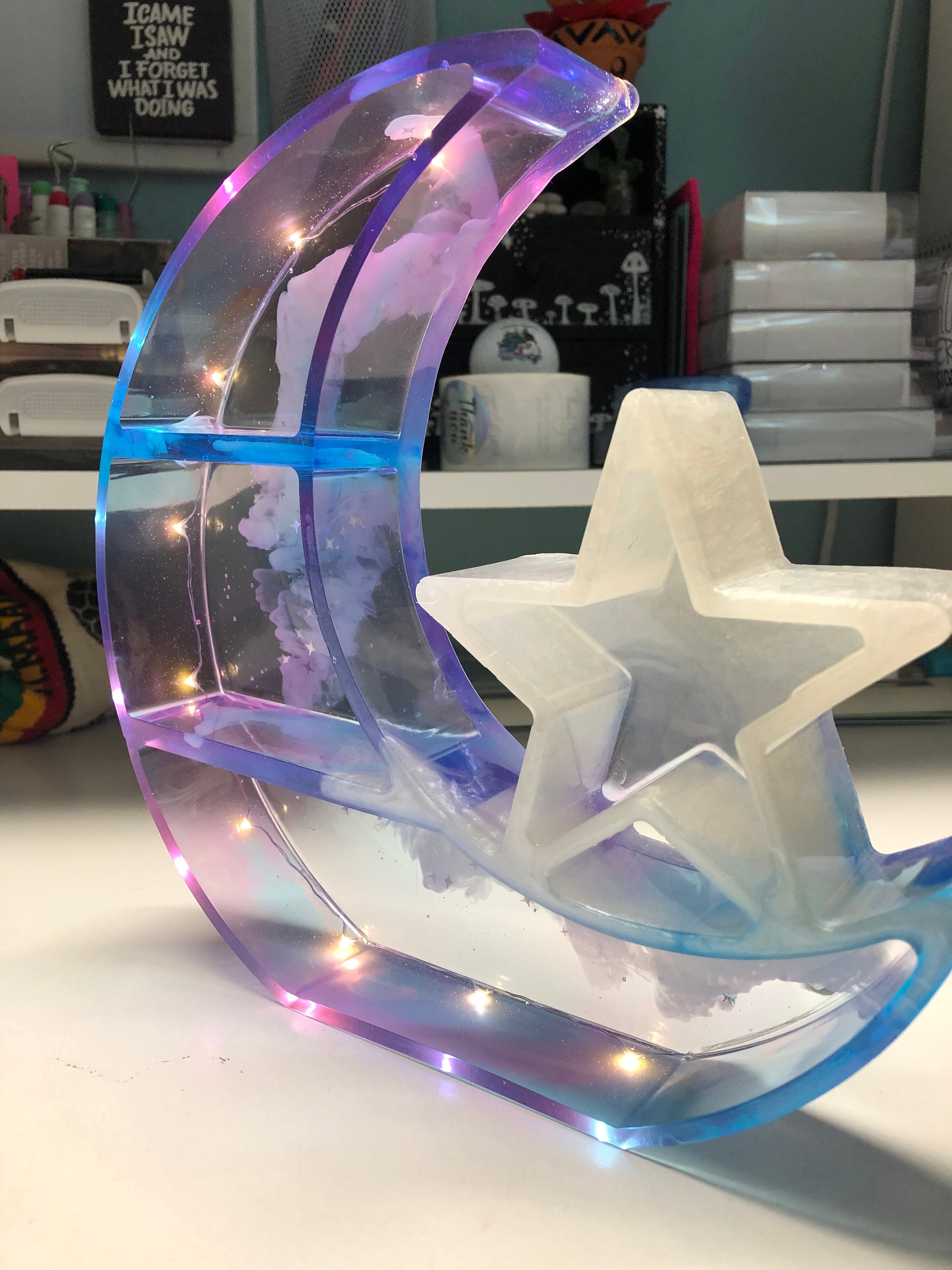 Customizable Moon Shelf - Etsy