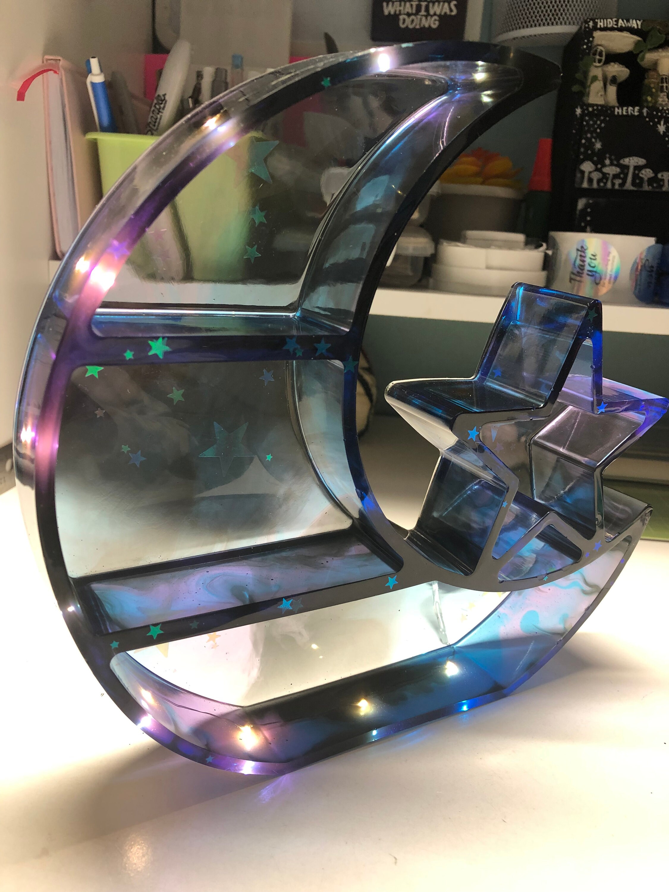 Customizable Moon Shelf - Etsy