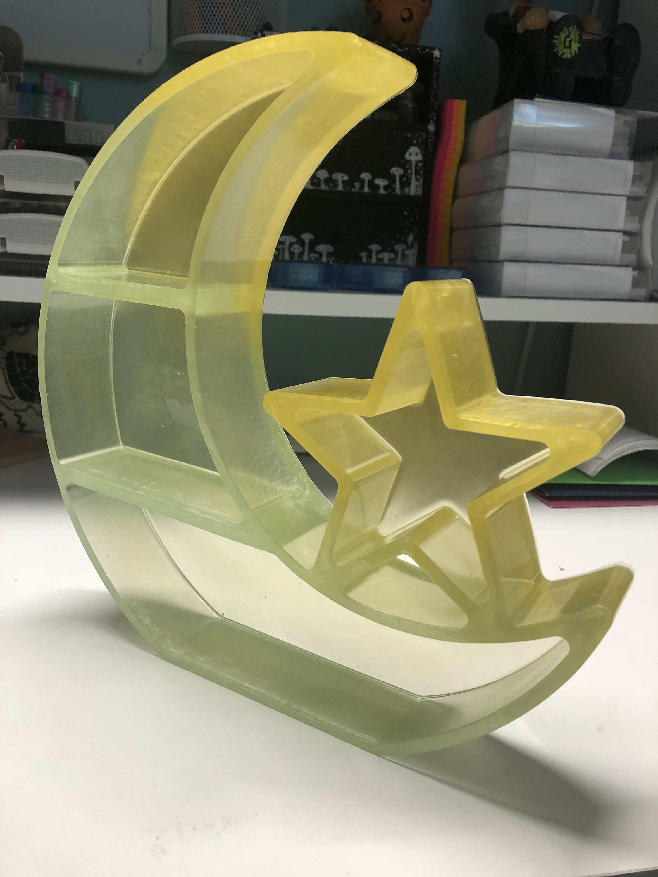 Customizable Moon Shelf - Etsy