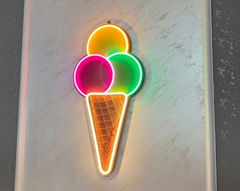 Ice Cream Neon Sign - Etsy